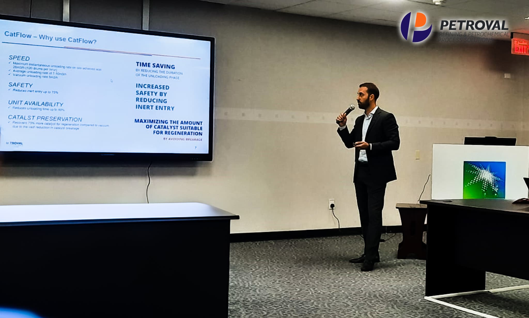 PETROVAL - Aramco Seminar "Catalyst unloading and regeneration" - Ras Tanura Refinery